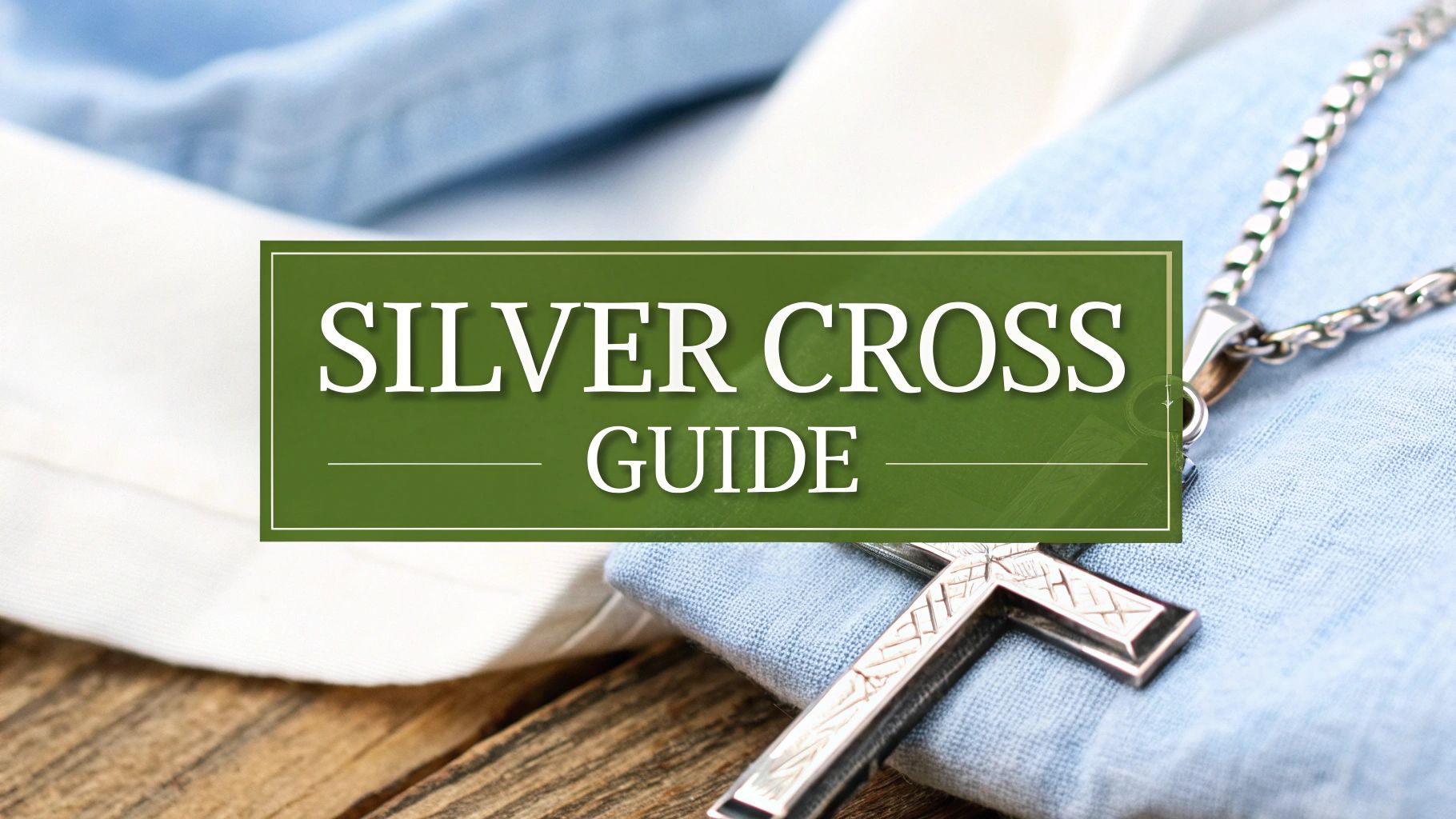 Silver Cross Necklace: Meaning, Style, and How to Choose (silver cross ...